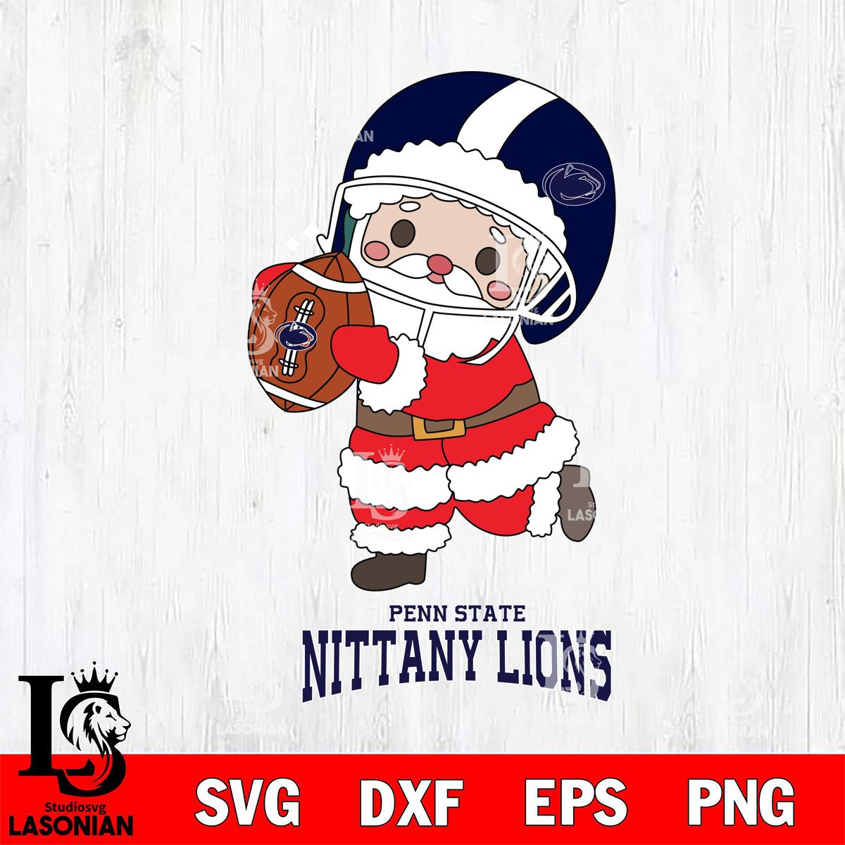 Penn State Nittany Lions Santa Claus Cute – lasoniansvg