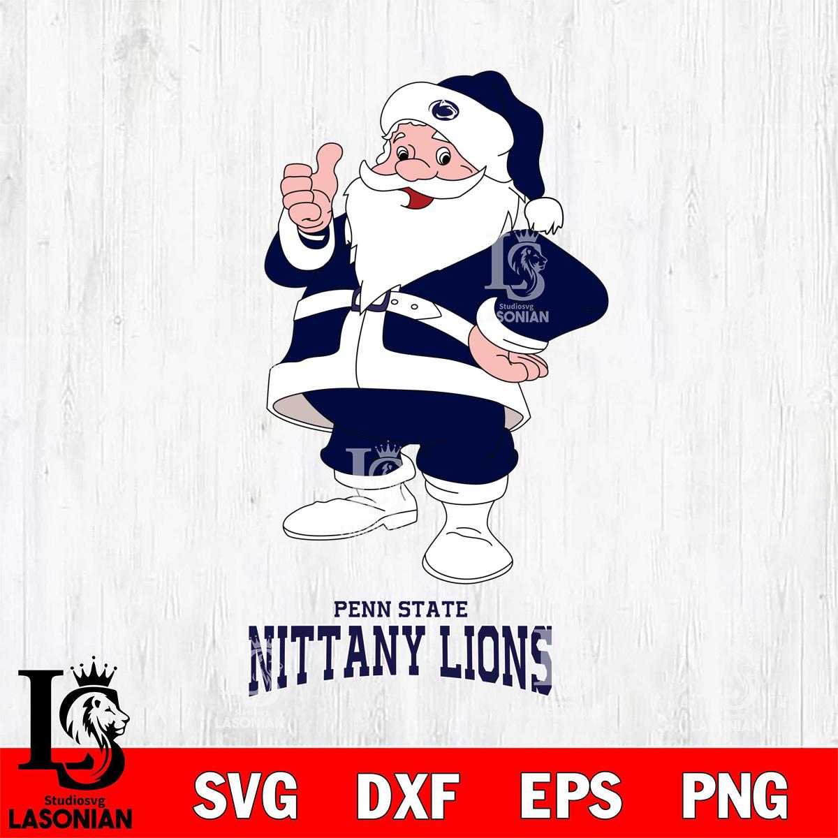 Penn State Nittany Lions Santa claus – lasoniansvg