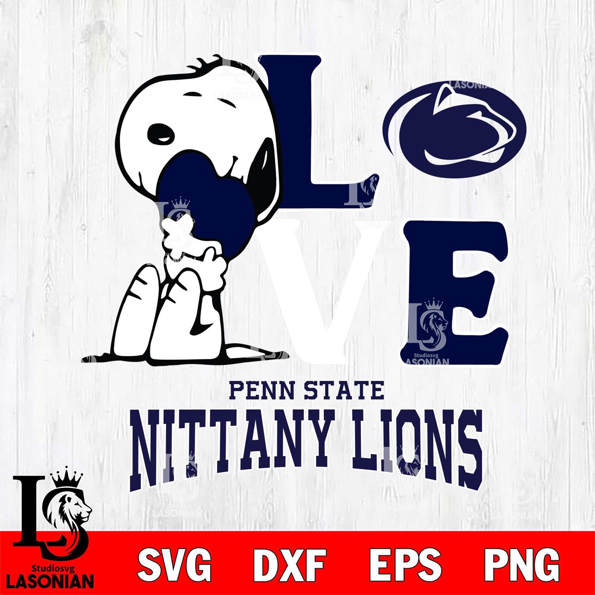Penn State Nittany Lions Snoopy Sport 10 – lasoniansvg
