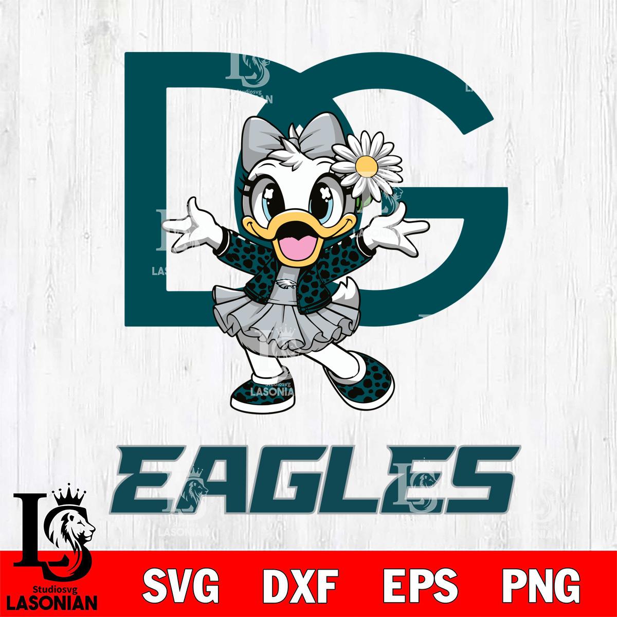 Philadelphia Eagles Dolce And Gabbana Daisy Duck Disney – lasoniansvg