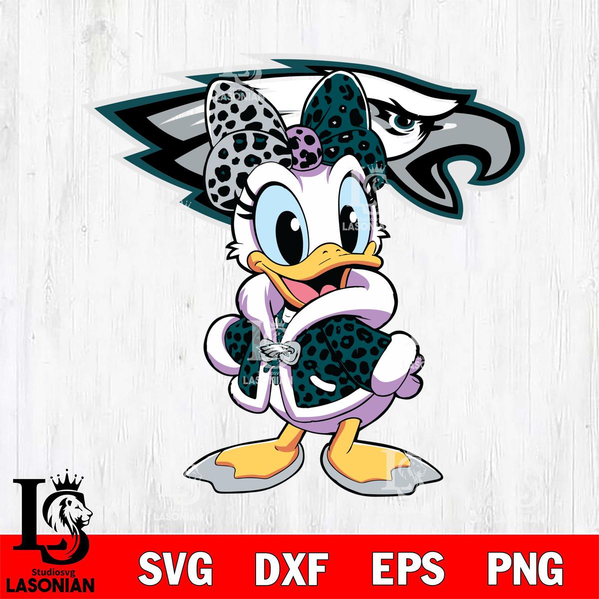 Philadelphia Eagles Fancy Daisy Duck Disney – lasoniansvg
