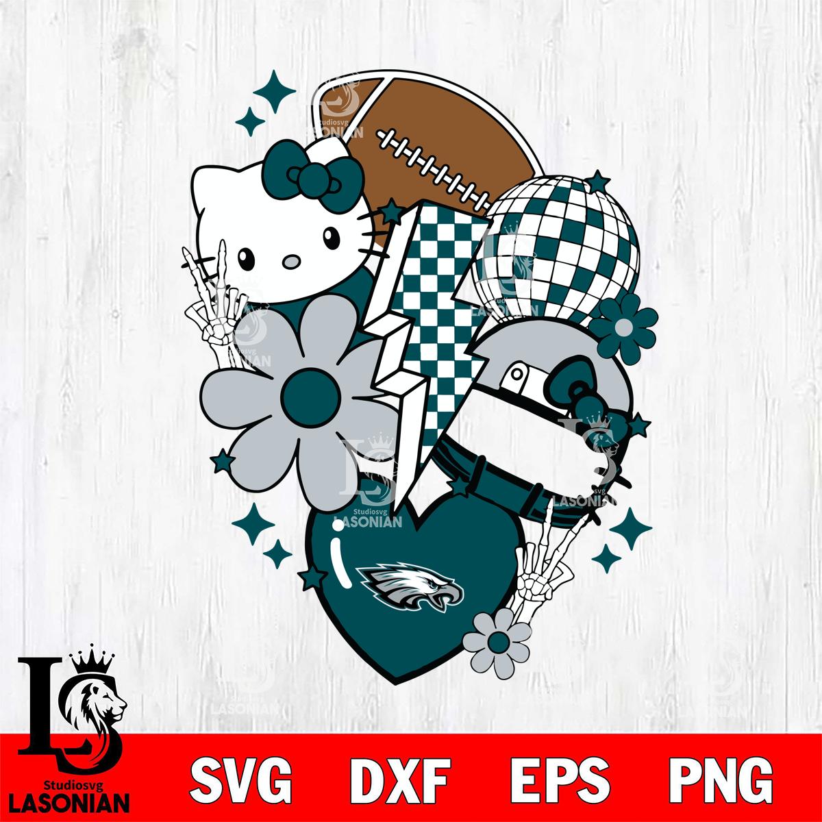 Philadelphia Eagles Hello Kitty Nfl 2 – lasoniansvg