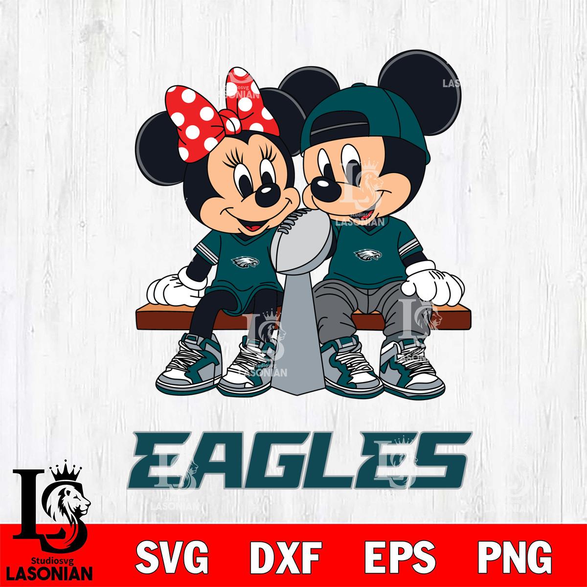 Philadelphia Eagles Mickey And Minnie Football Champions – lasoniansvg