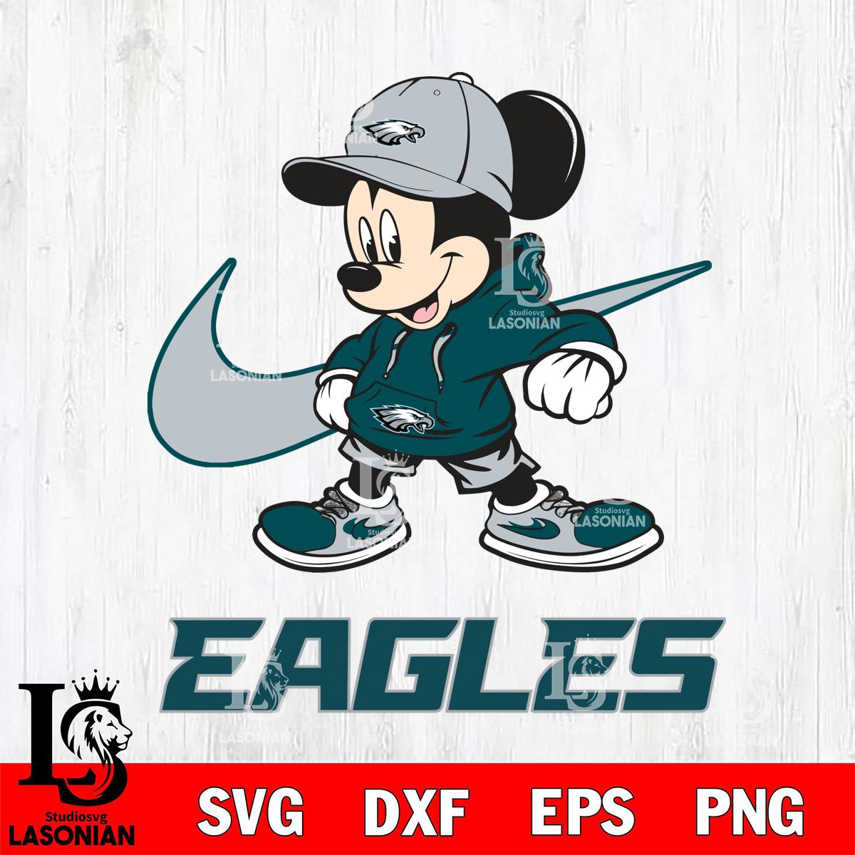 Philadelphia Eagles Mickey Mouse NIKE – lasoniansvg