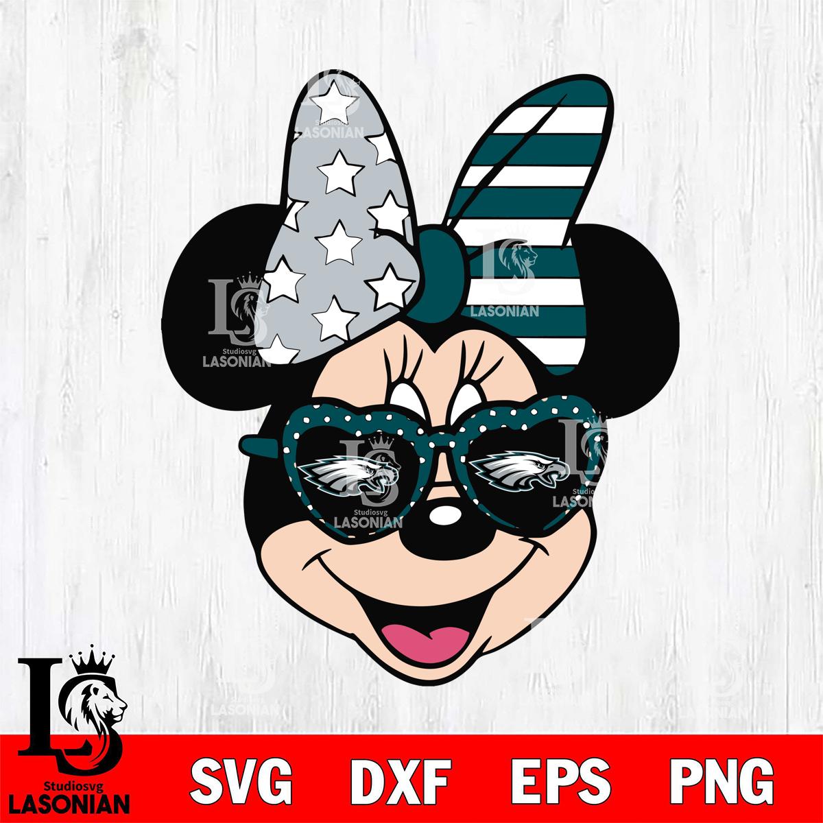 Philadelphia Eagles Minnie Mouse Love – lasoniansvg