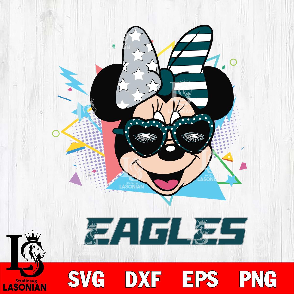 Philadelphia Eagles Minnie Mouse Love Sport – lasoniansvg