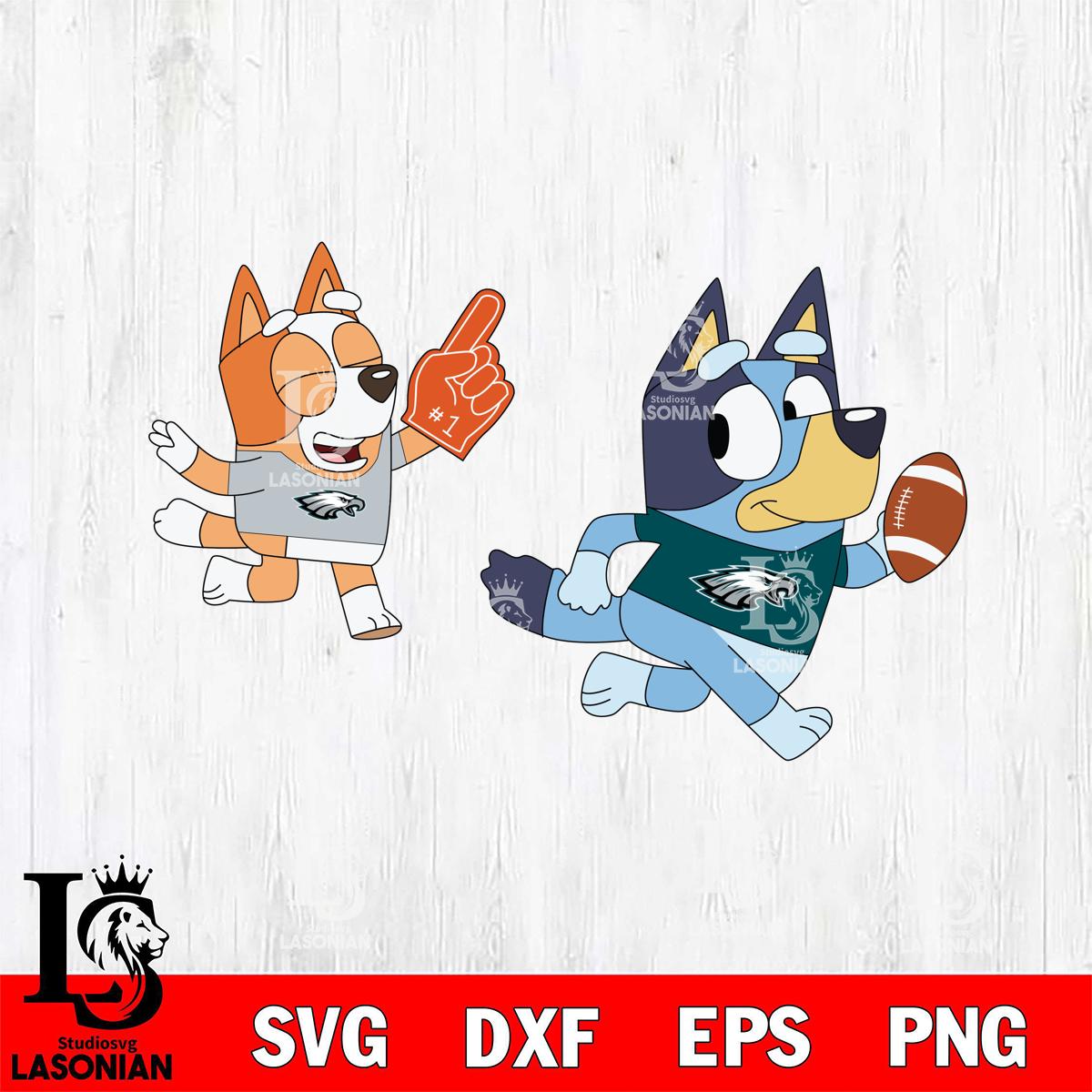 Philadelphia Eagles bluey football 2 – lasoniansvg