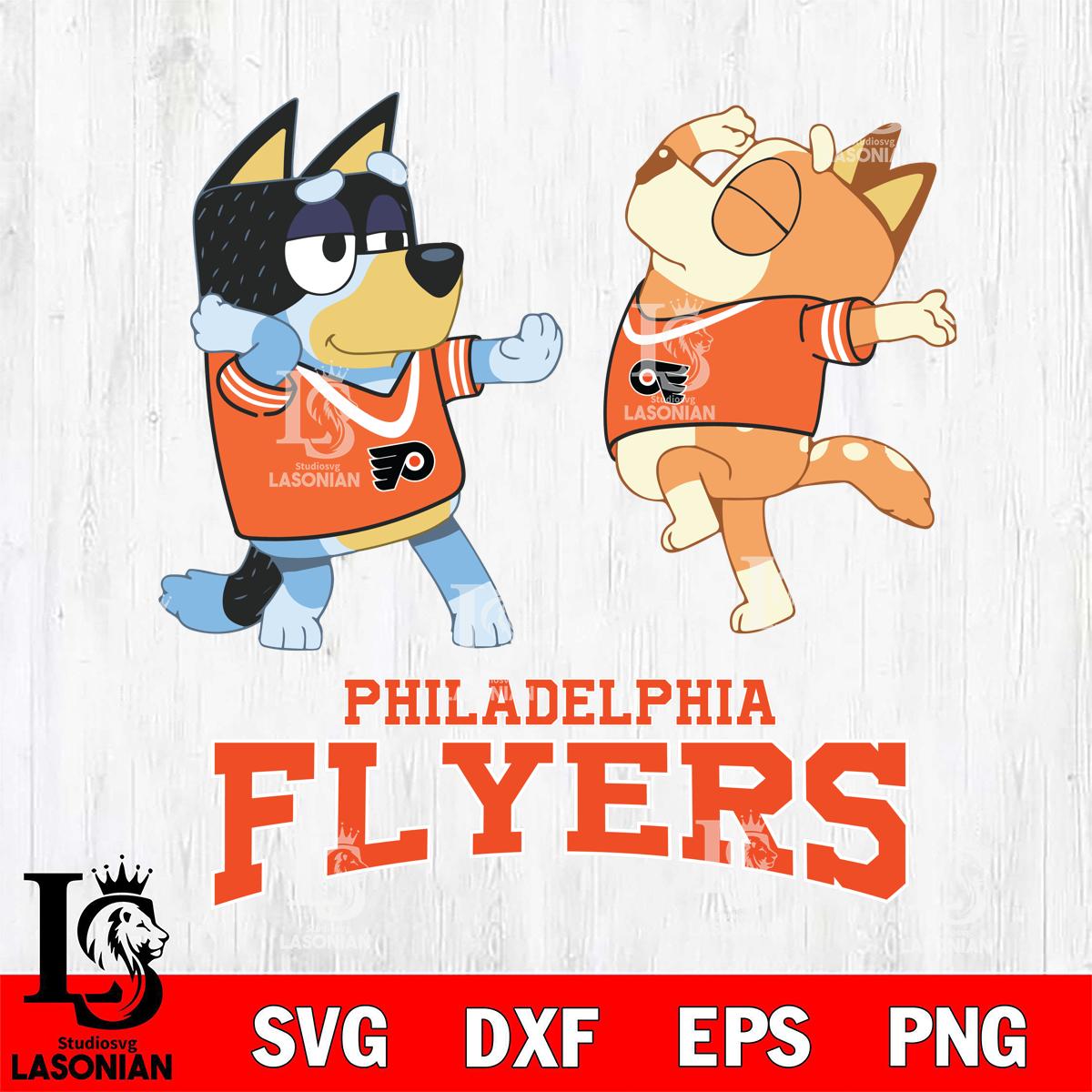 Philadelphia Flyers Bluey Dance – lasoniansvg