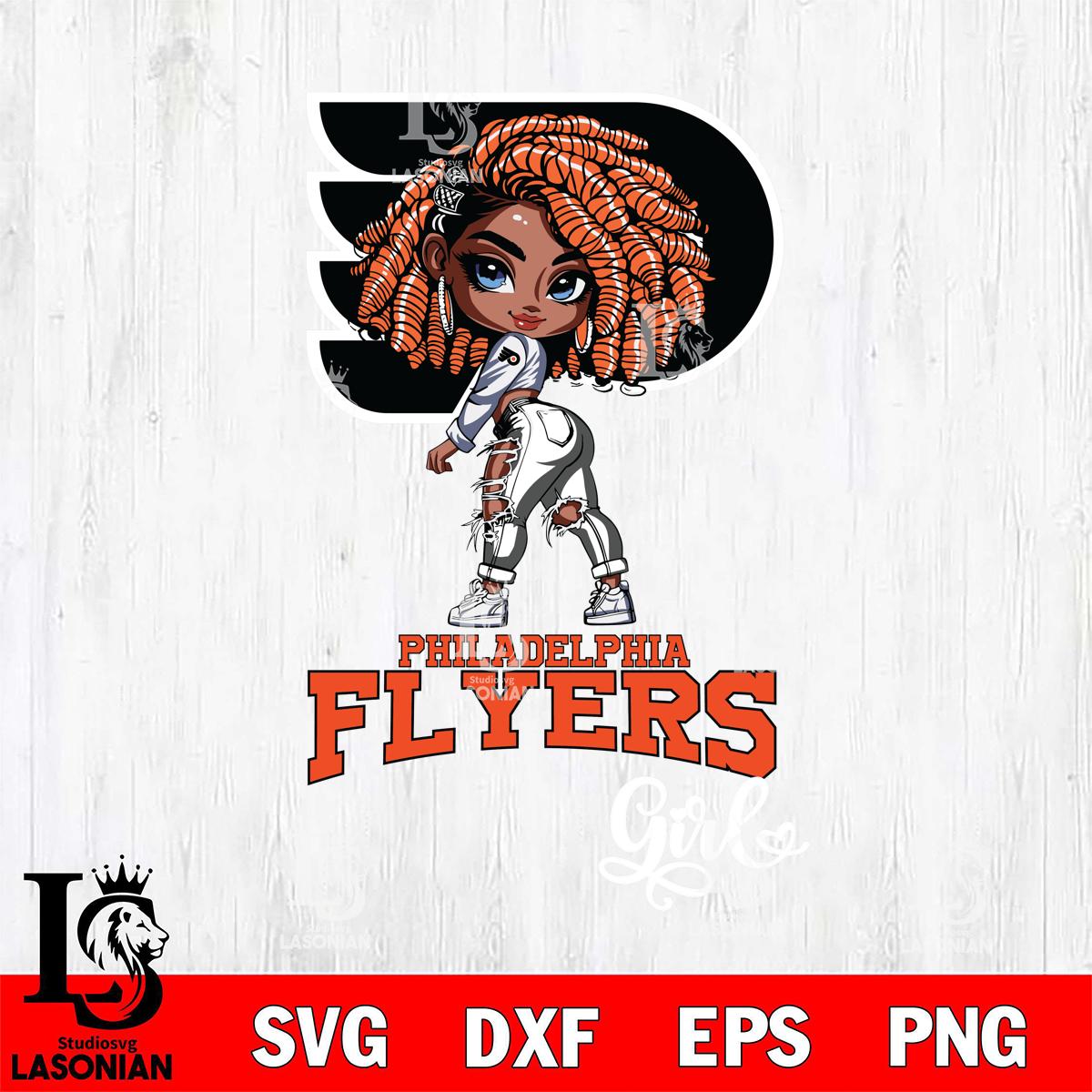 Philadelphia Flyers Fan Girl – lasoniansvg