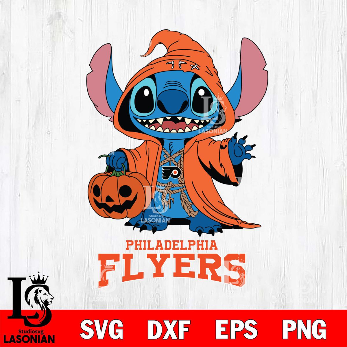 Philadelphia Flyers Stitch Horror – lasoniansvg