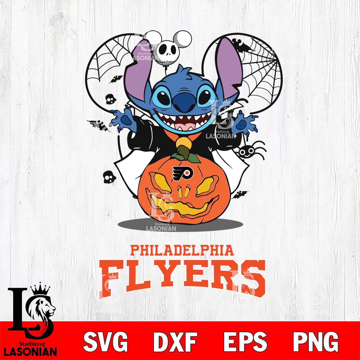 Philadelphia Flyers Stitch Horror Halloween – lasoniansvg