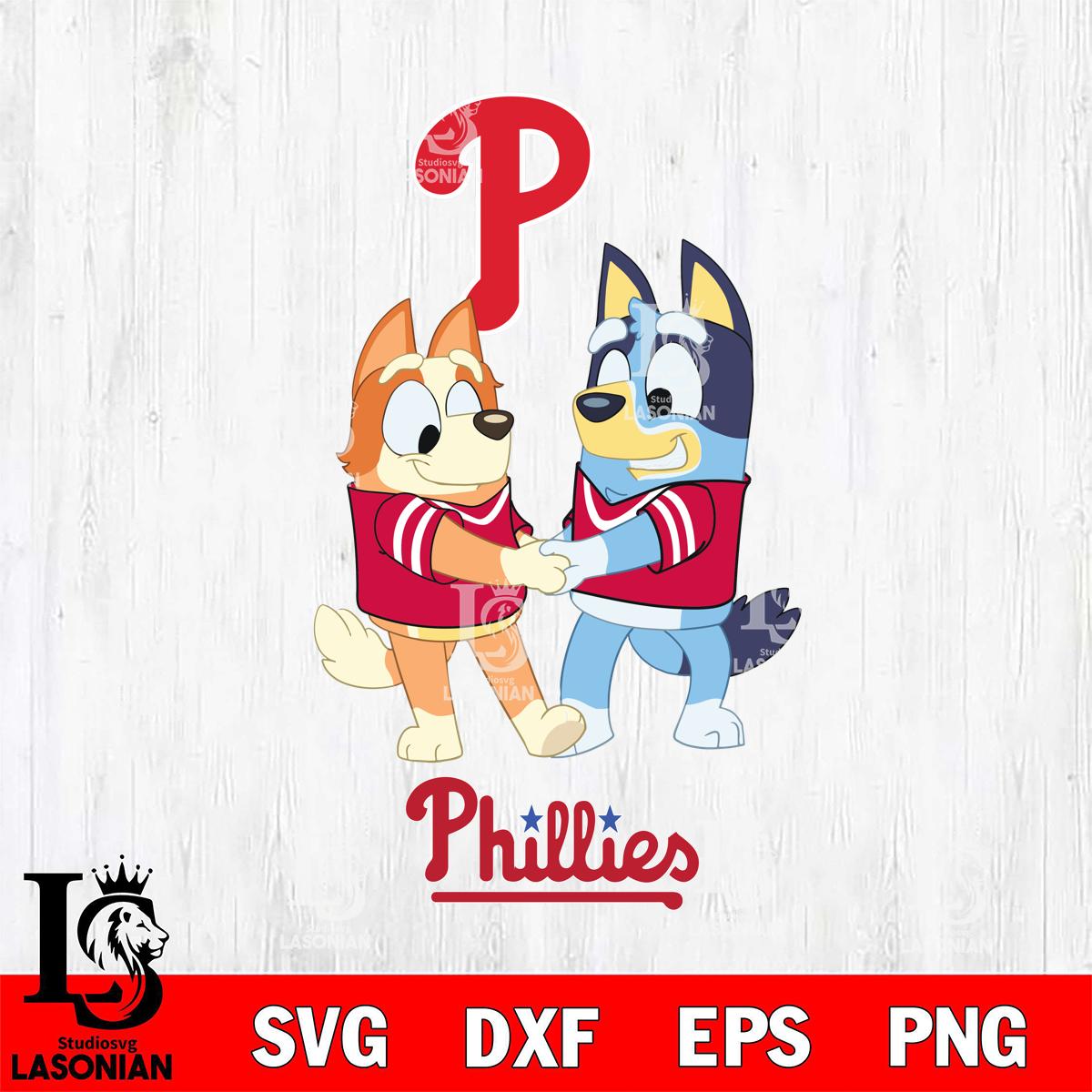 Philadelphia Phillies Bluey Chilli Dance – lasoniansvg