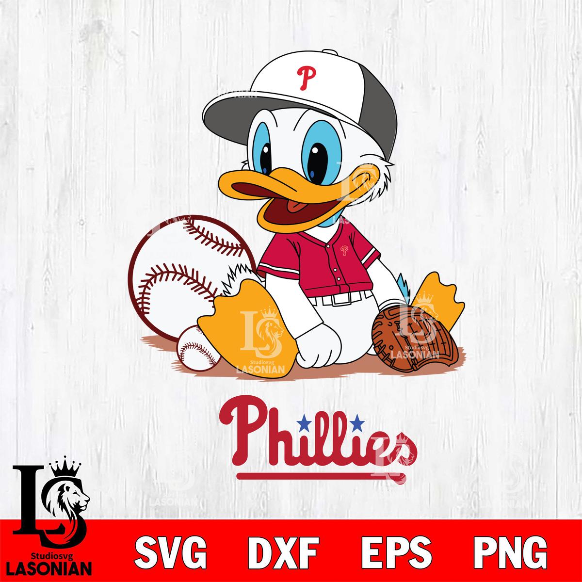 Philadelphia Phillies Donald Duck Baseball Sport – lasoniansvg