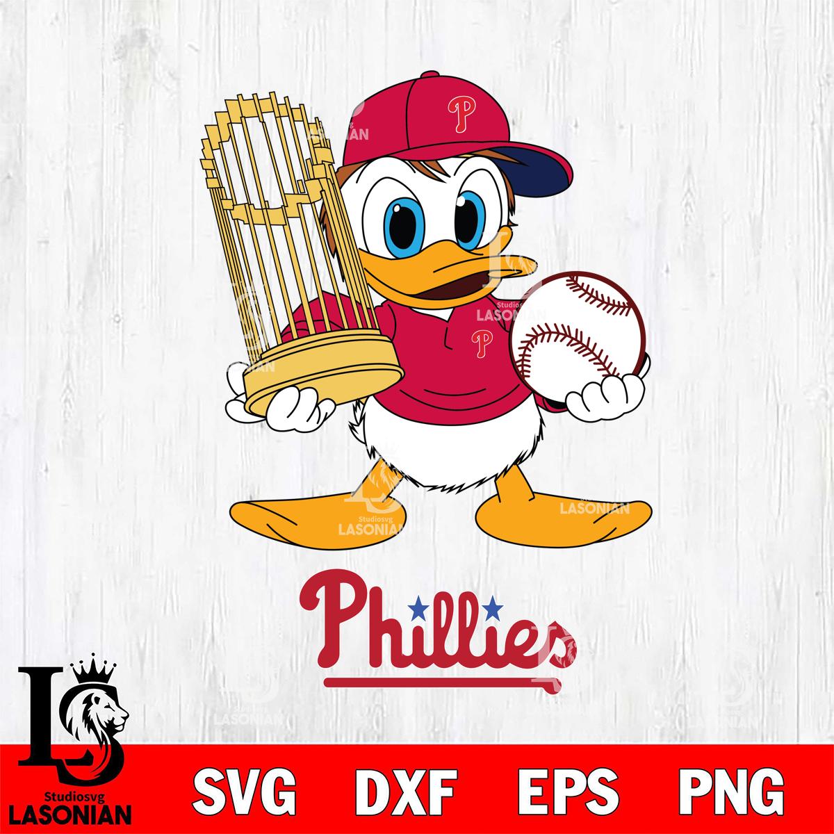 Philadelphia Phillies Donald Duck Champion MLB – lasoniansvg