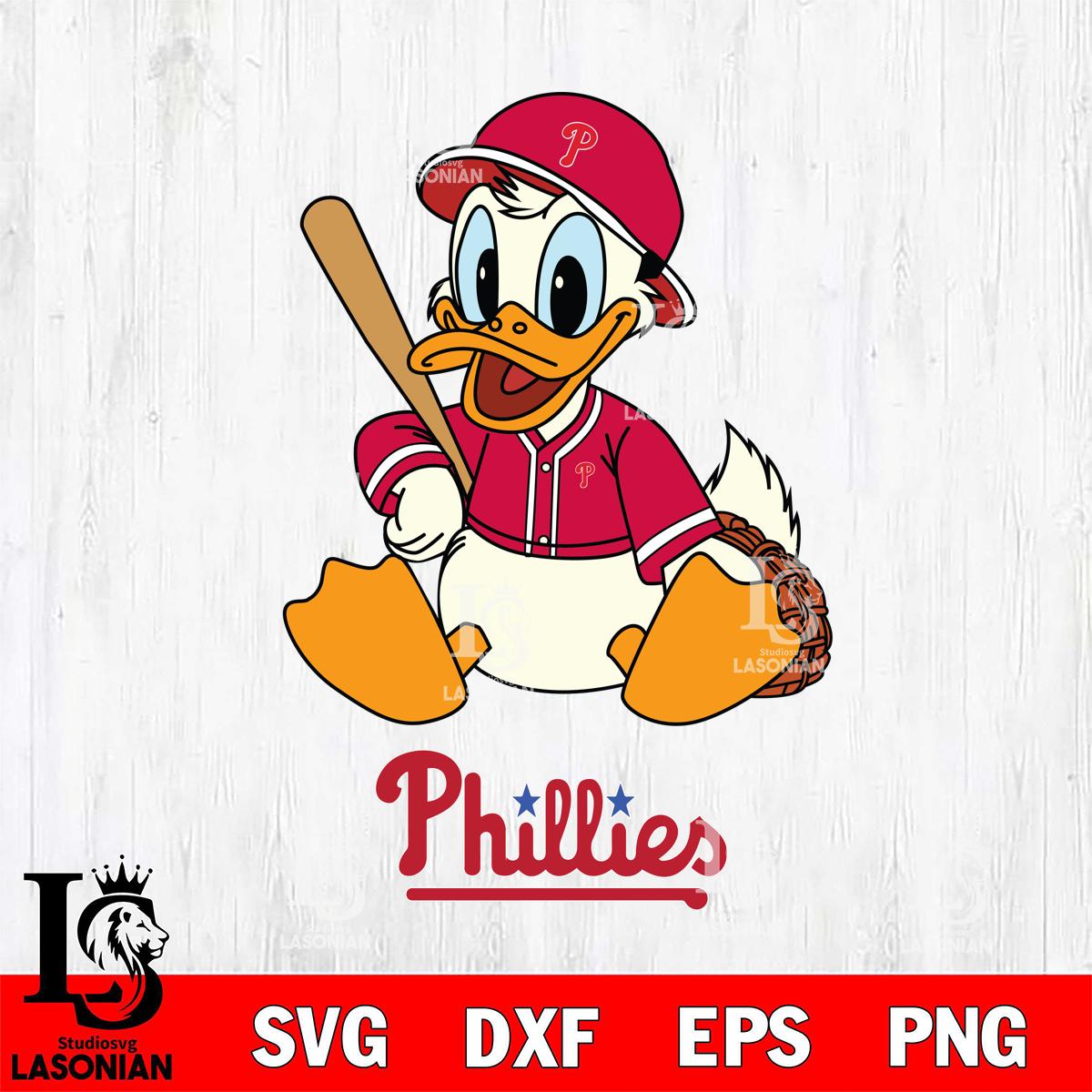 Philadelphia Phillies Donald Duck Mlb Sport – lasoniansvg