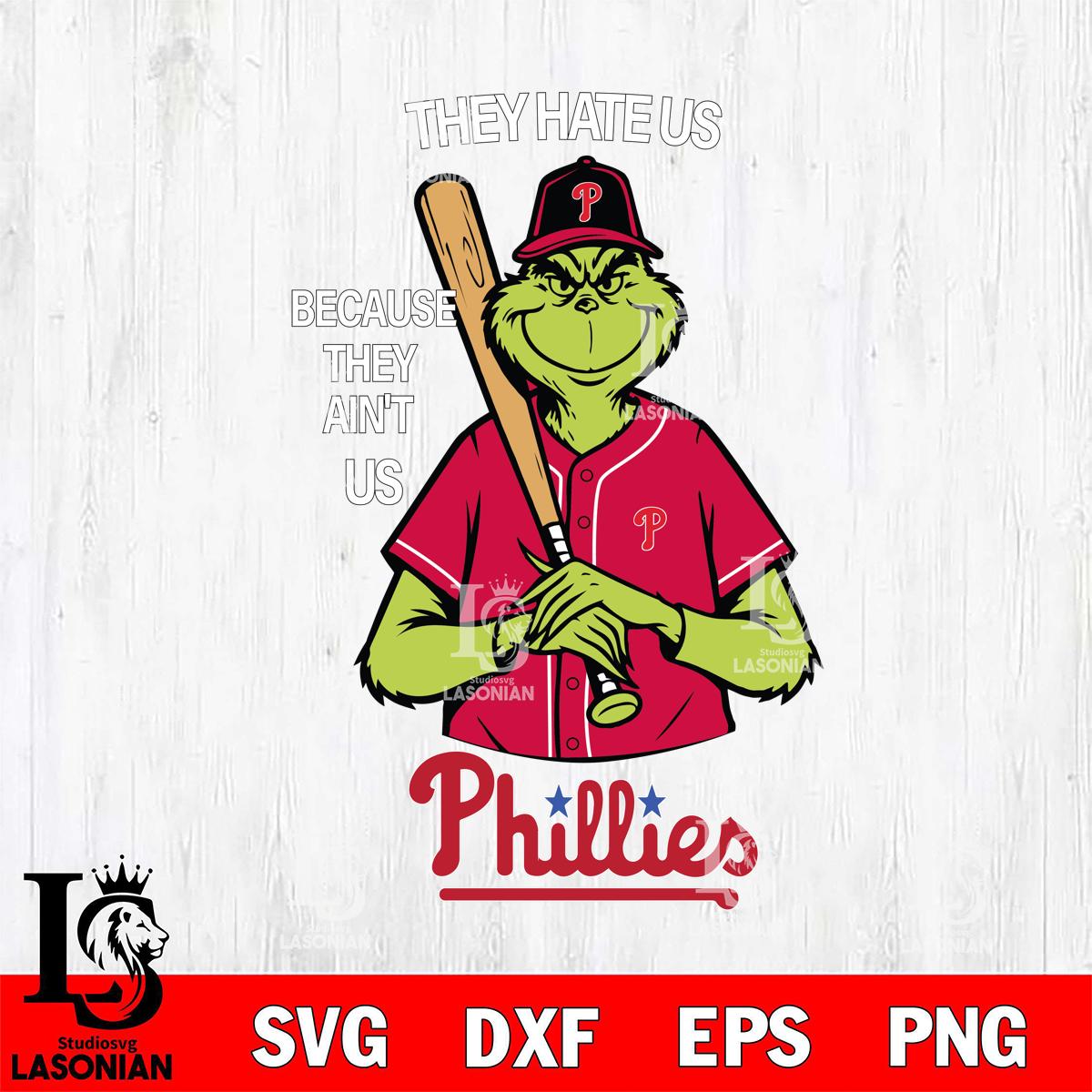 Philadelphia Phillies Grinch Baseball Sport – lasoniansvg