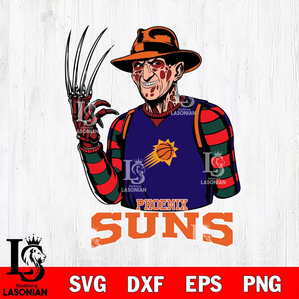 Phoenix Suns Freddy Krueger Horror – lasoniansvg