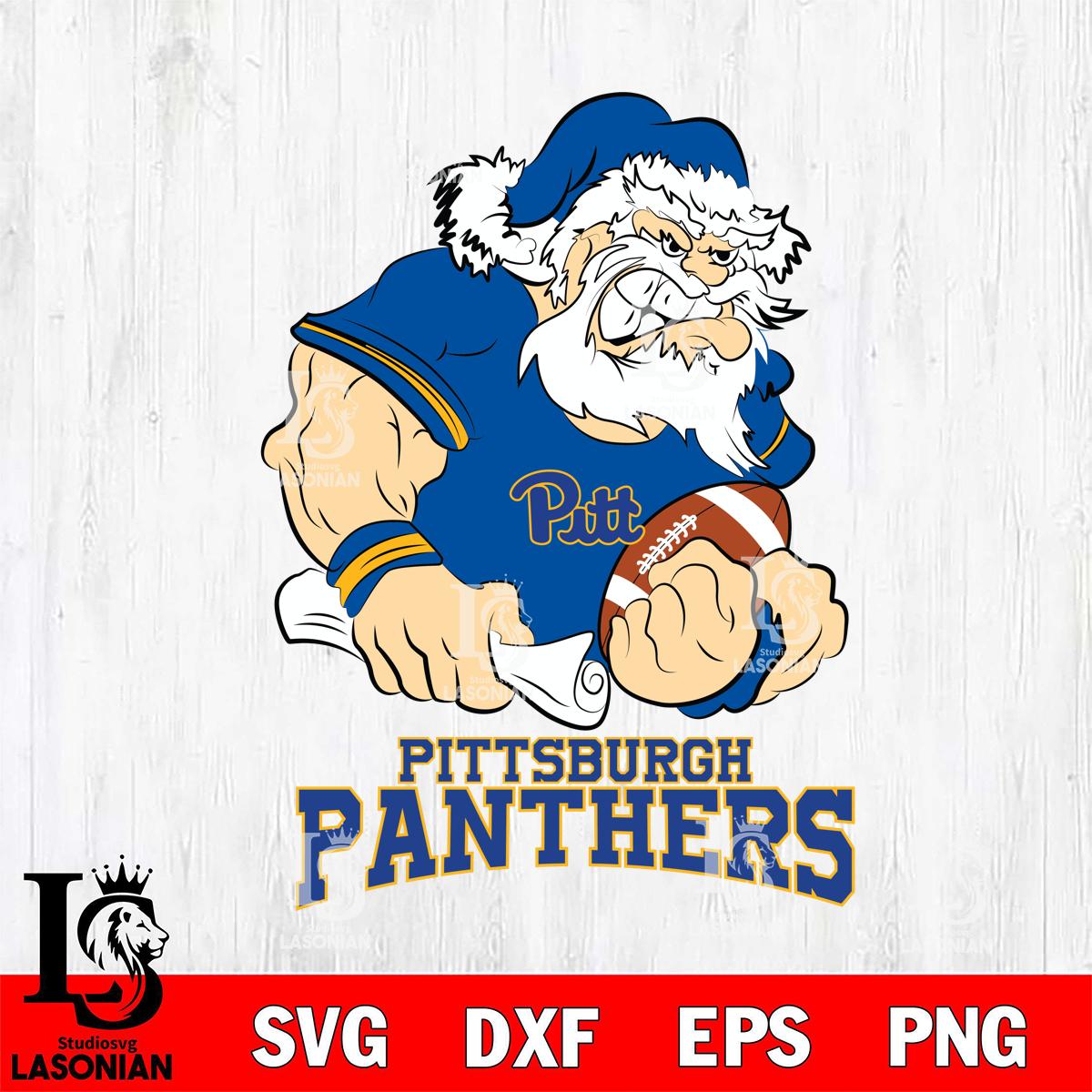Pittsburgh Panthers Santa Claus Angry – lasoniansvg