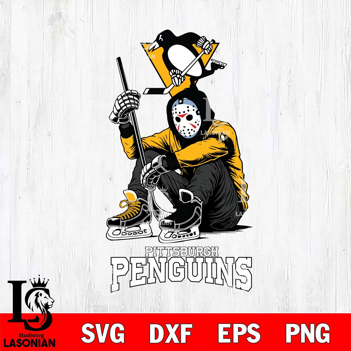 Pittsburgh Penguins NHL Jason Voorhees Halloween SVG – lasoniansvg
