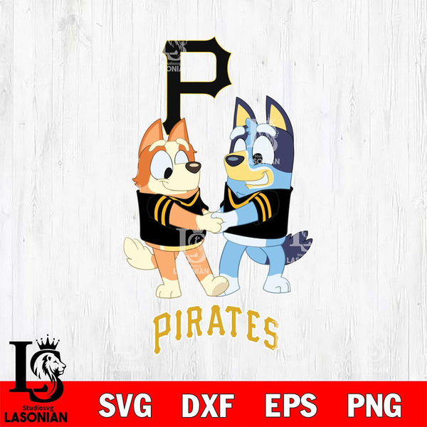 Pittsburgh Pirates Bluey Chilli Dance – lasoniansvg
