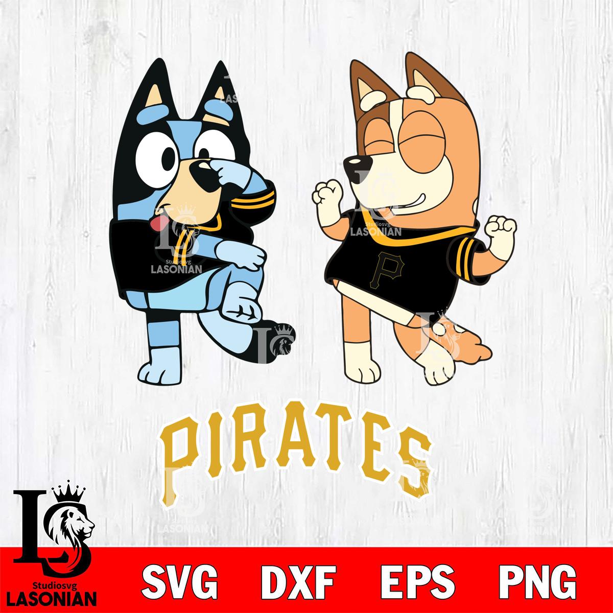 Pittsburgh Pirates Bluey Chilli Sport – lasoniansvg