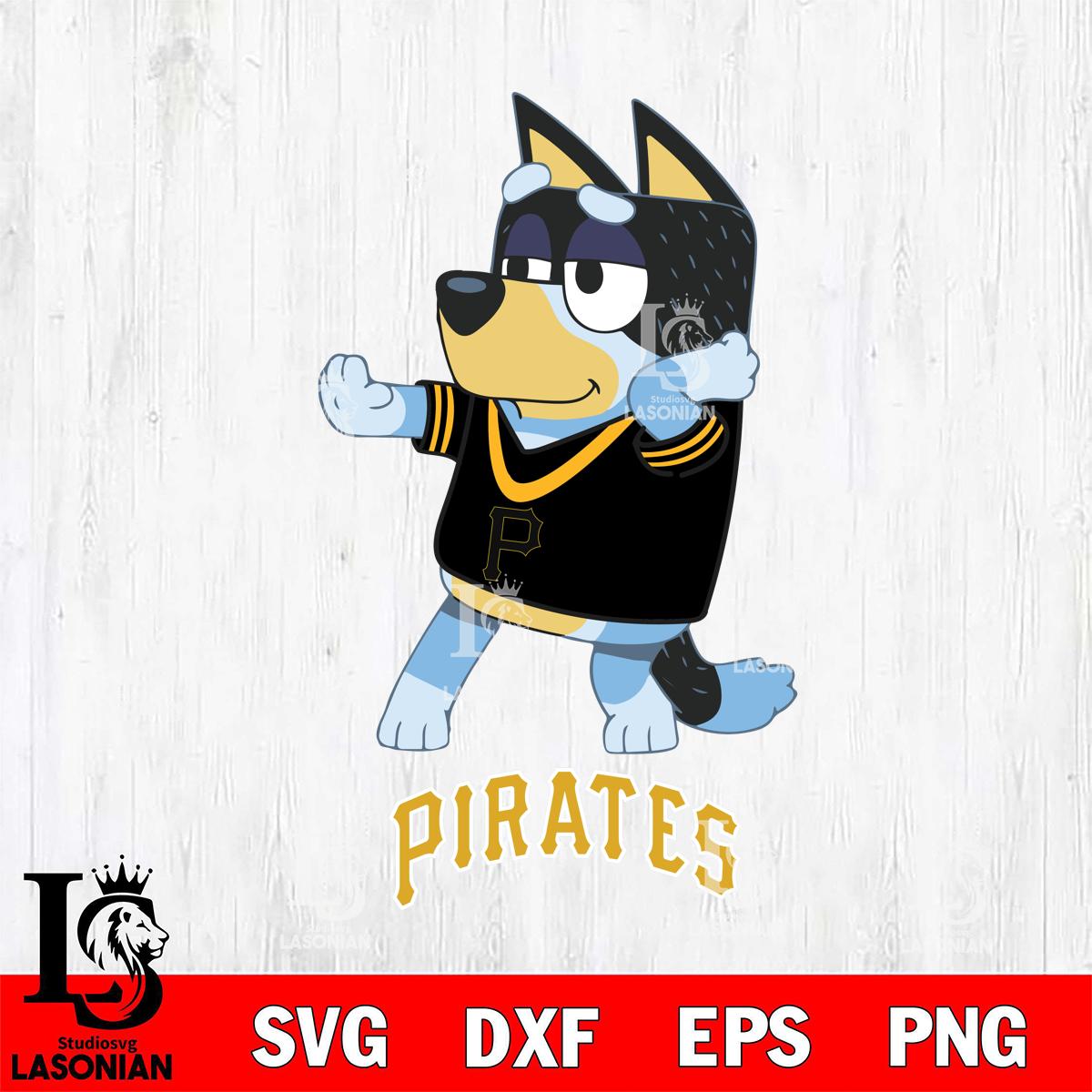 Pittsburgh Pirates Bluey Dad Dance – lasoniansvg