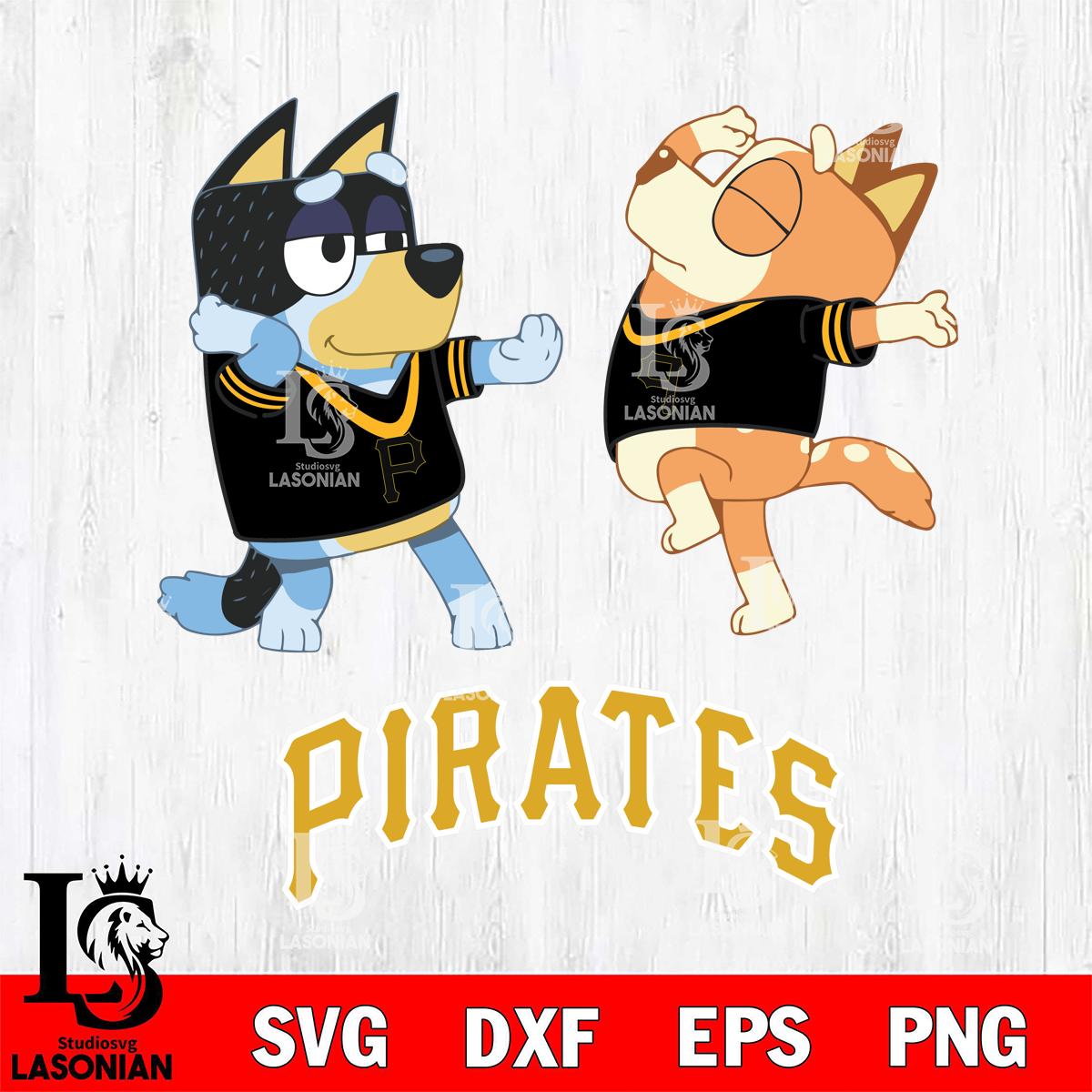 Pittsburgh Pirates Bluey Dance – lasoniansvg