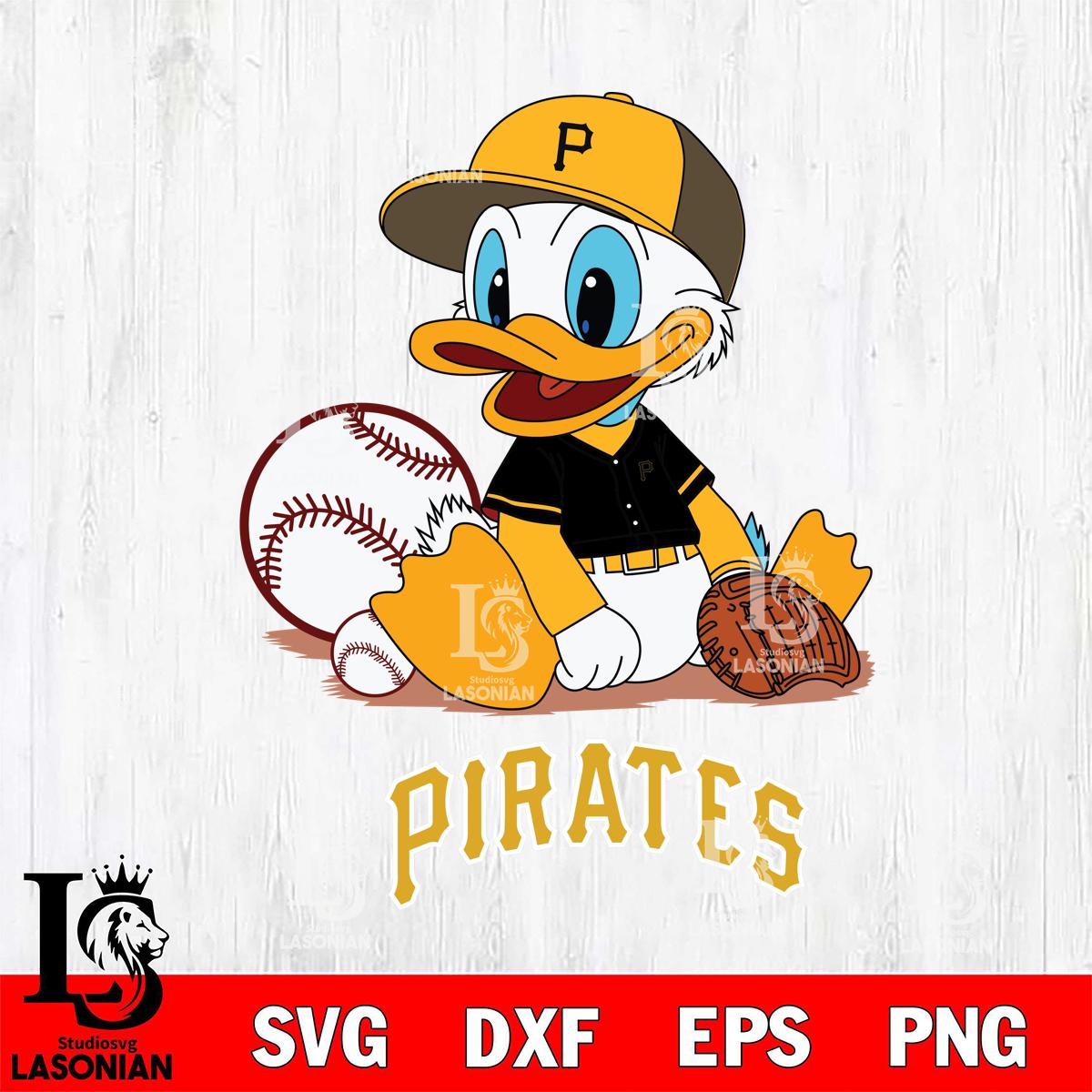 Pittsburgh Pirates Donald Duck Baseball Sport – lasoniansvg