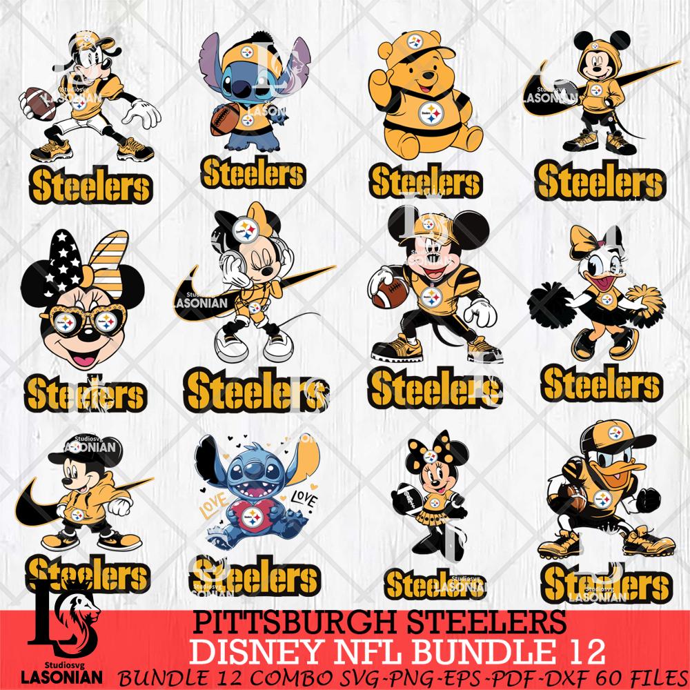 Pittsburgh Steelers Disney NFL Bundle Svg PNG 12 – lasoniansvg