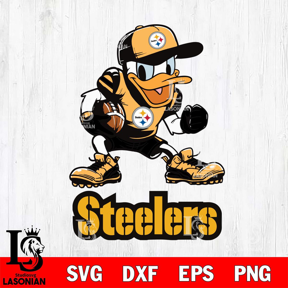 Pittsburgh Steelers Donal Duck Disney – lasoniansvg