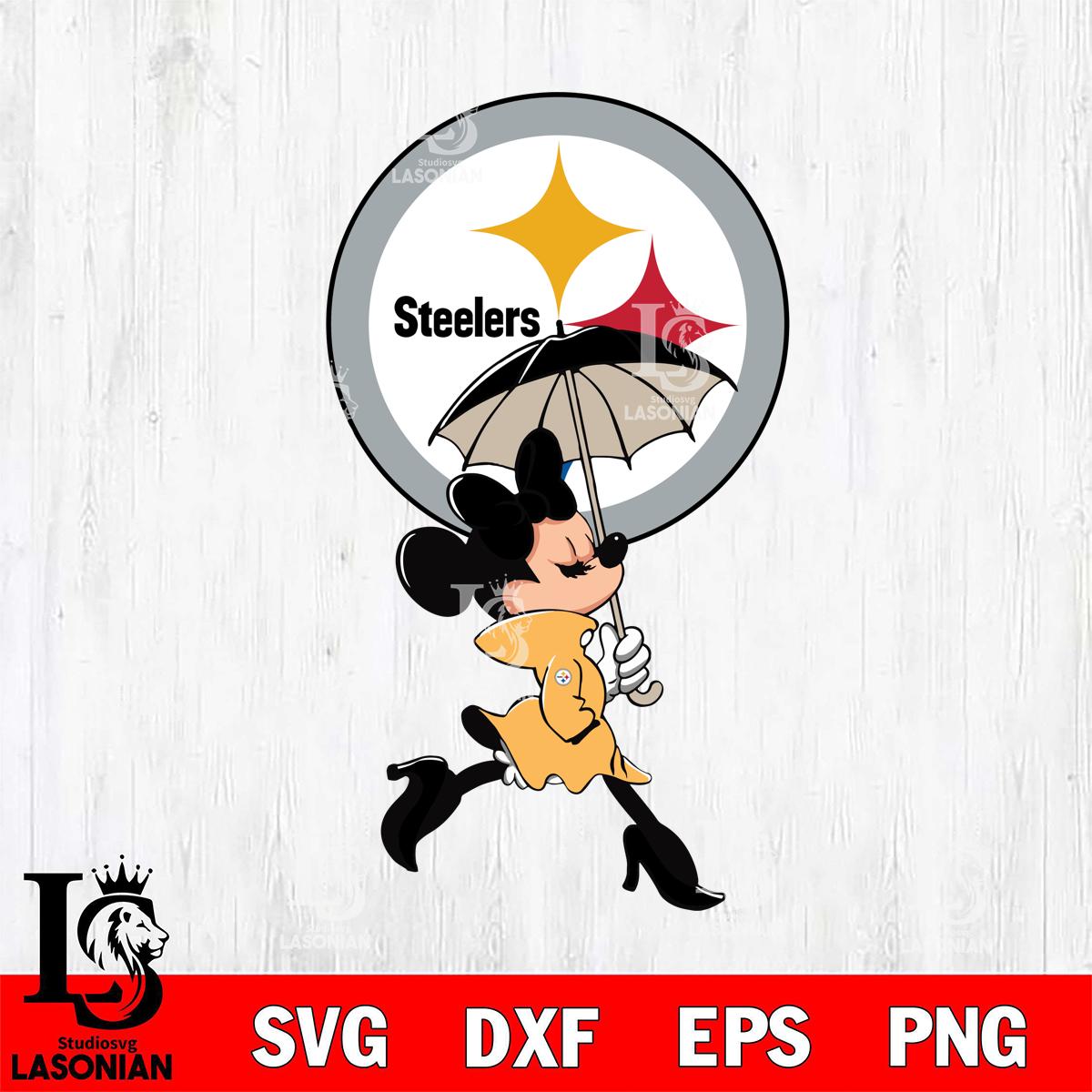 Pittsburgh Steelers Fancy Minnie – lasoniansvg