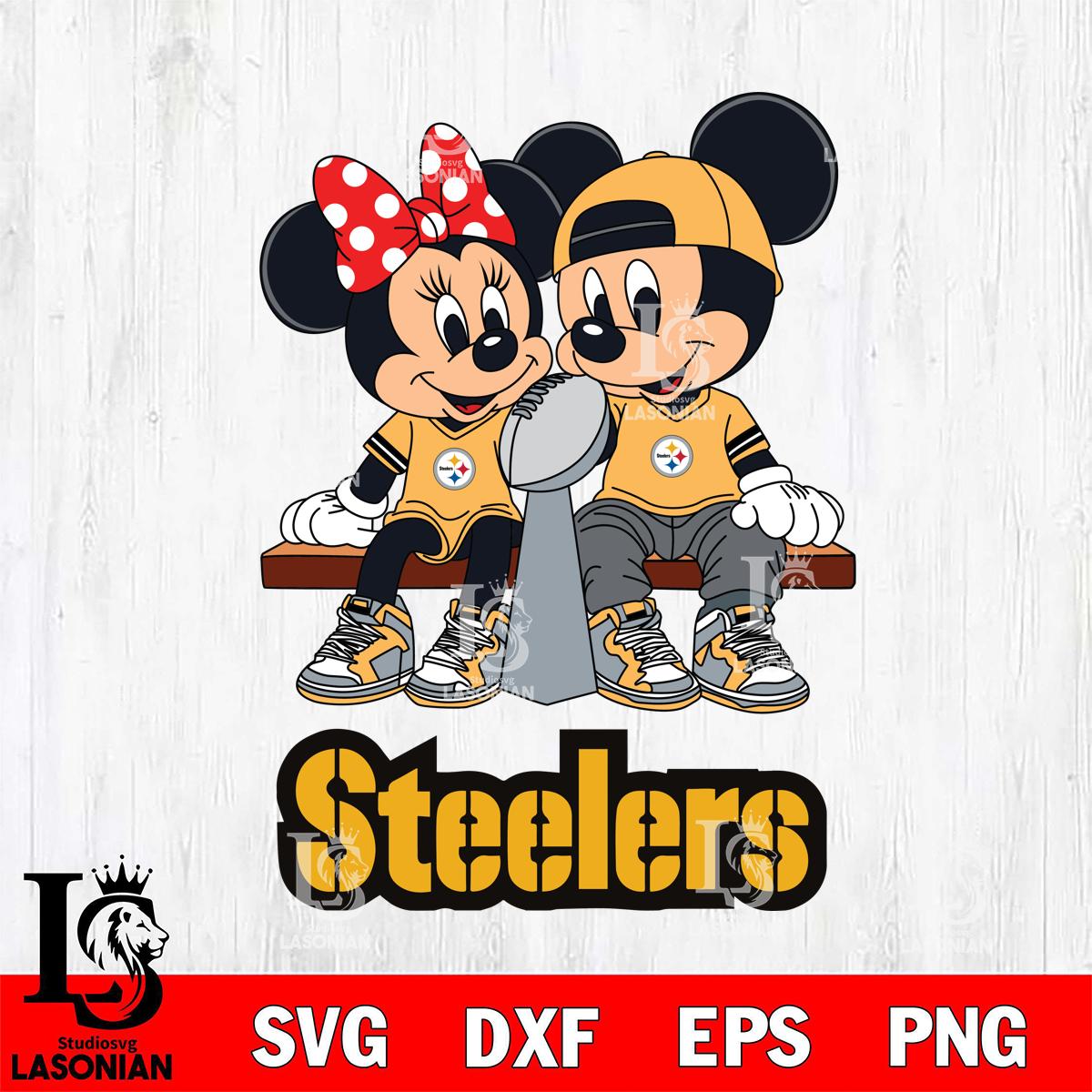 Pittsburgh Steelers Mickey And Minnie Football Champions – lasoniansvg