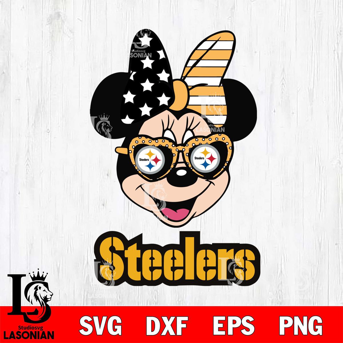 Pittsburgh Steelers Minnie Mouse Love 2 – lasoniansvg