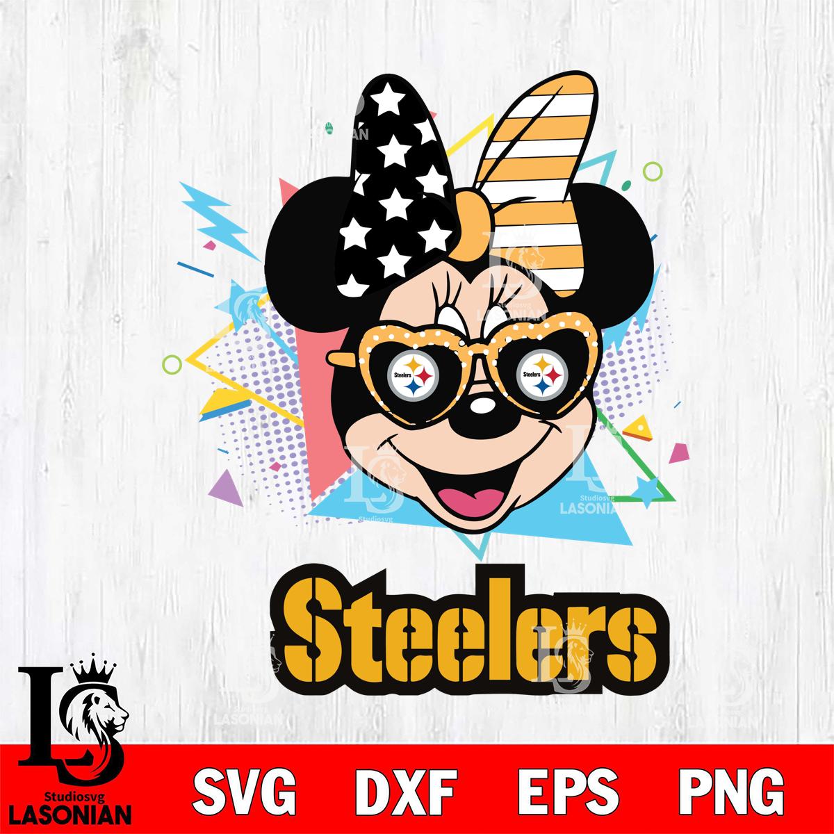 Pittsburgh Steelers Minnie Mouse Love Sport – lasoniansvg