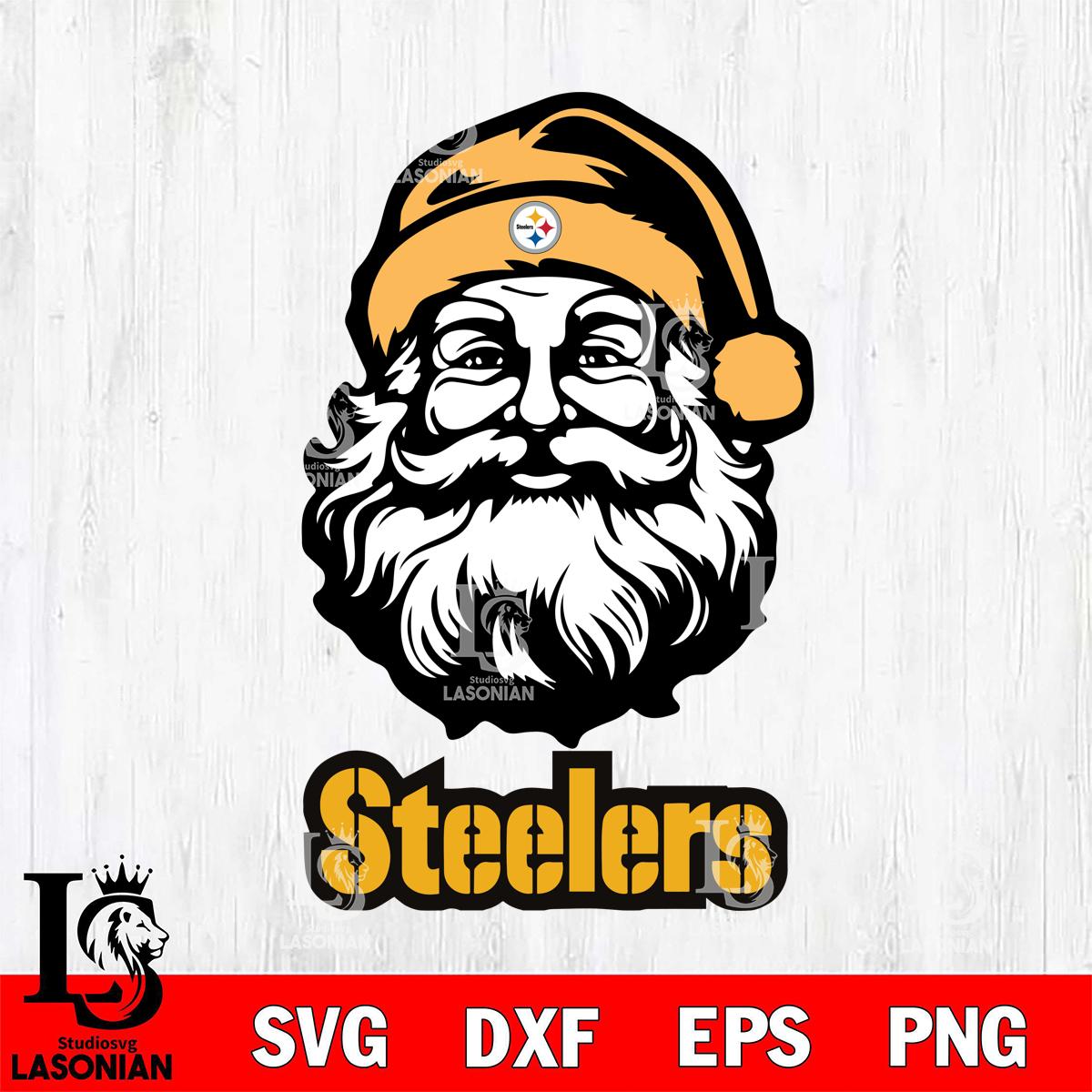 Pittsburgh Steelers Santa Claus Christmas – lasoniansvg