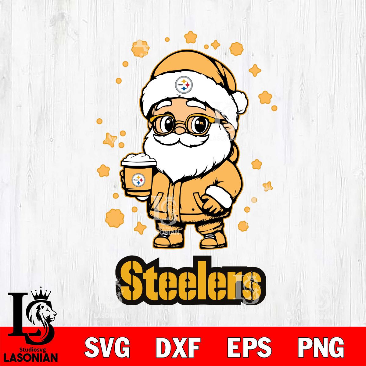 Pittsburgh Steelers Santa Claus Coffe – lasoniansvg