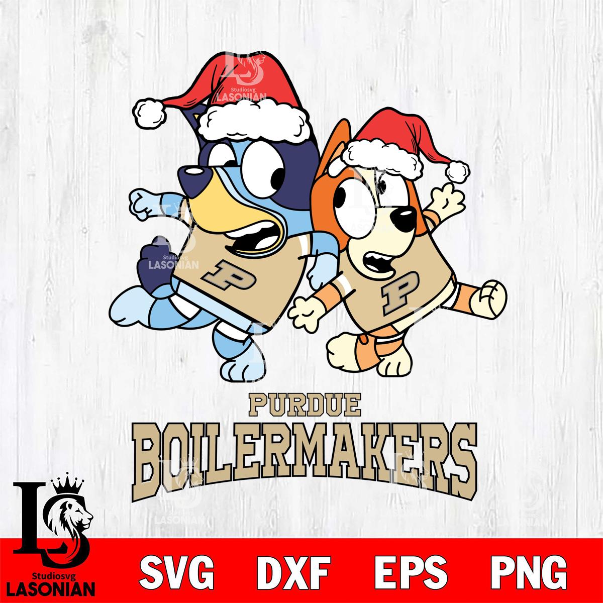 Purdue Boilermakers Bluey Christmas Holiday – lasoniansvg
