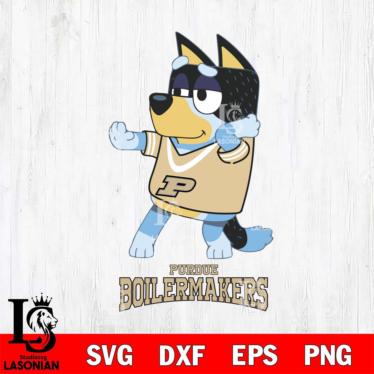 Purdue Boilermakers Bluey Dad Dance – lasoniansvg