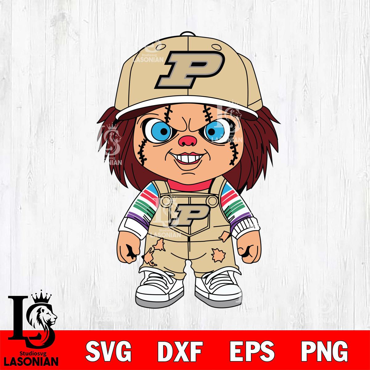 Purdue Boilermakers Chucky Football Horror Halloween – lasoniansvg