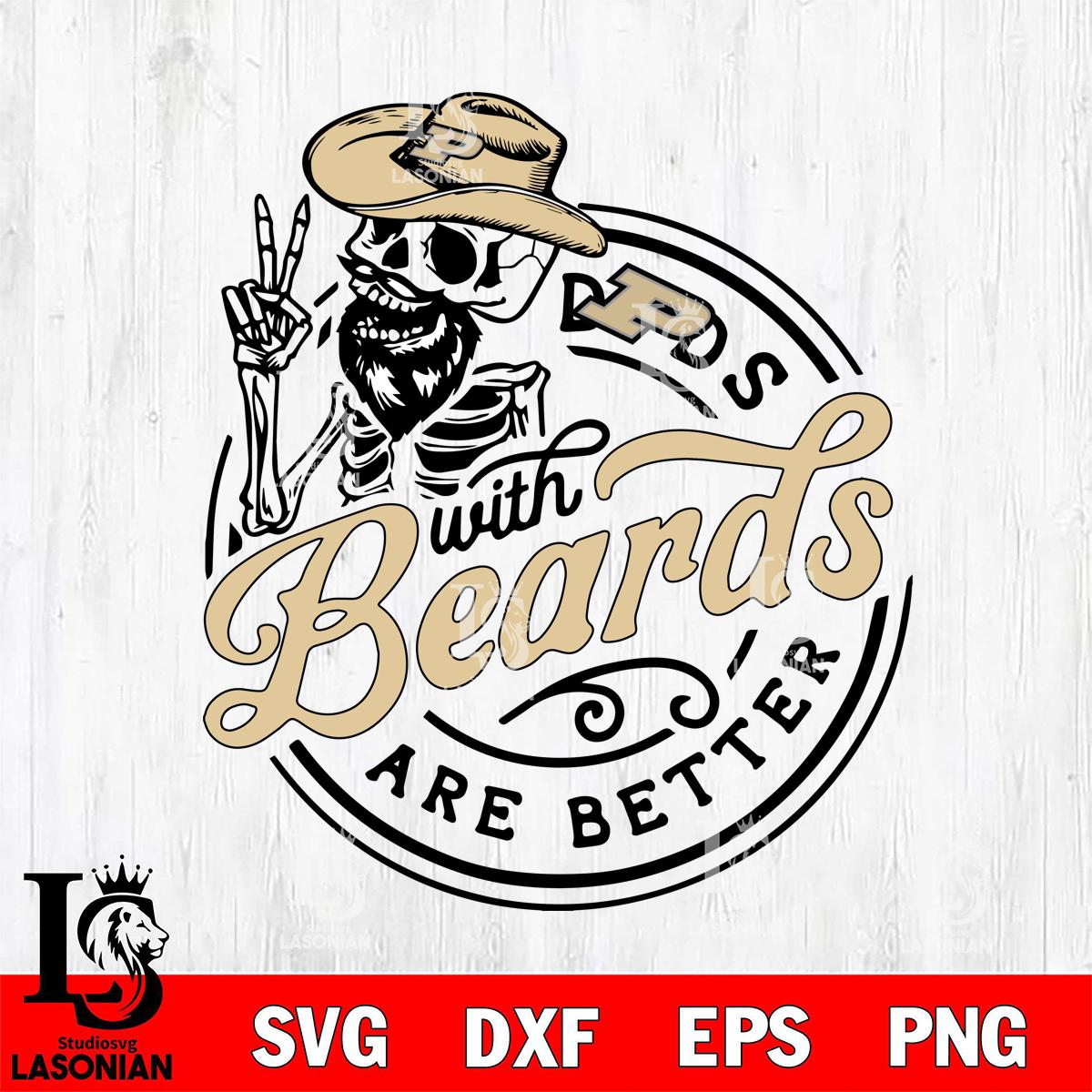 Purdue Boilermakers Dad With Beard Are Better – lasoniansvg