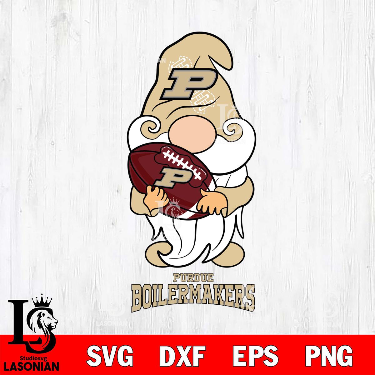 Purdue Boilermakers Gnomes Christmas football – lasoniansvg