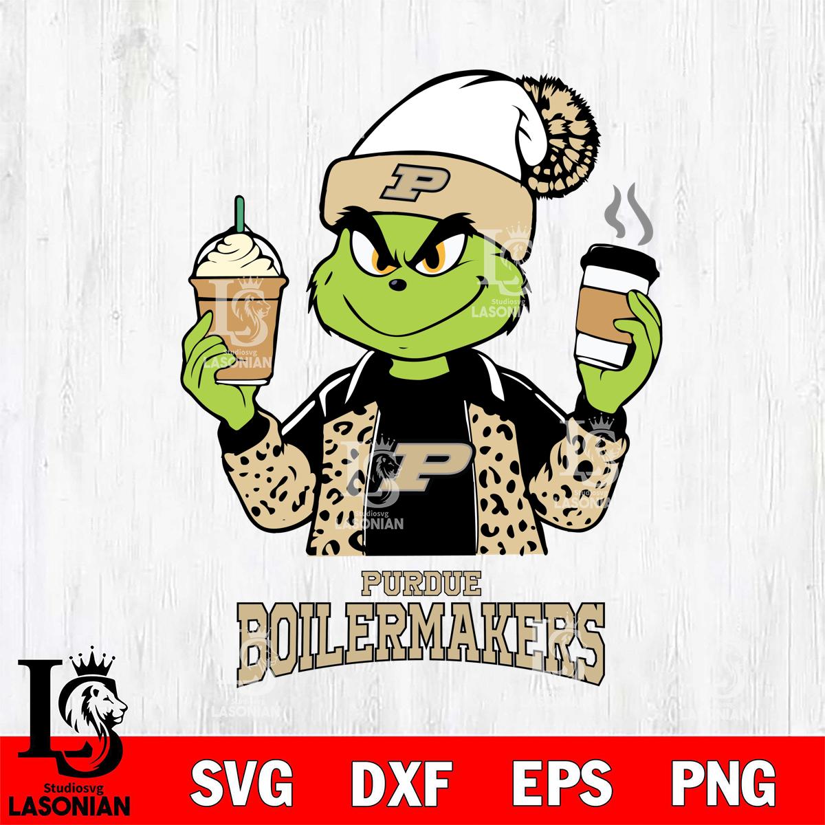 Purdue Boilermakers Grinch 2 coffee – lasoniansvg