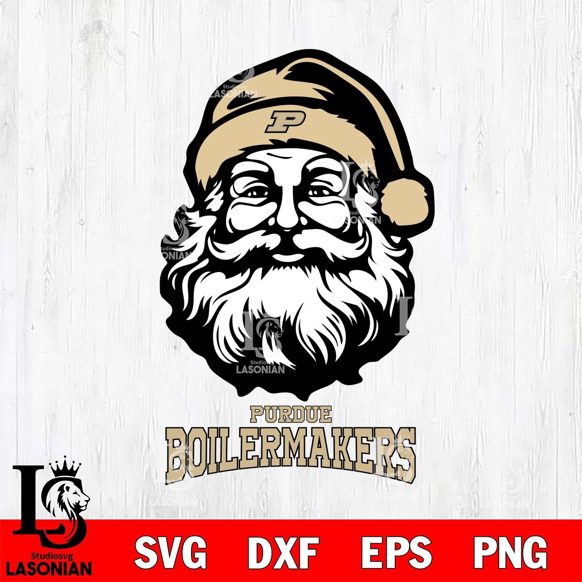 Purdue Boilermakers Santa Claus Christmas – lasoniansvg