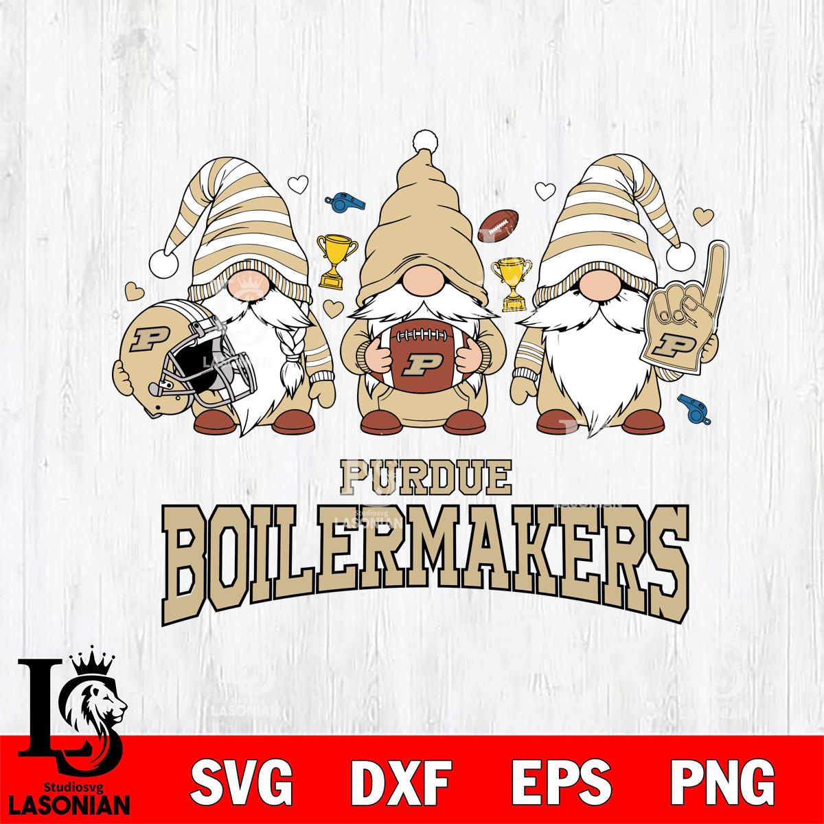 Purdue Boilermakers Three Gnome – lasoniansvg
