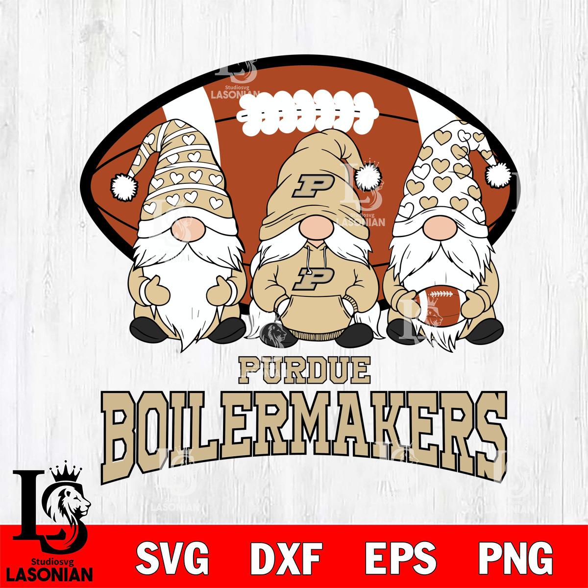 Purdue Boilermakers Three Gnome Football – lasoniansvg