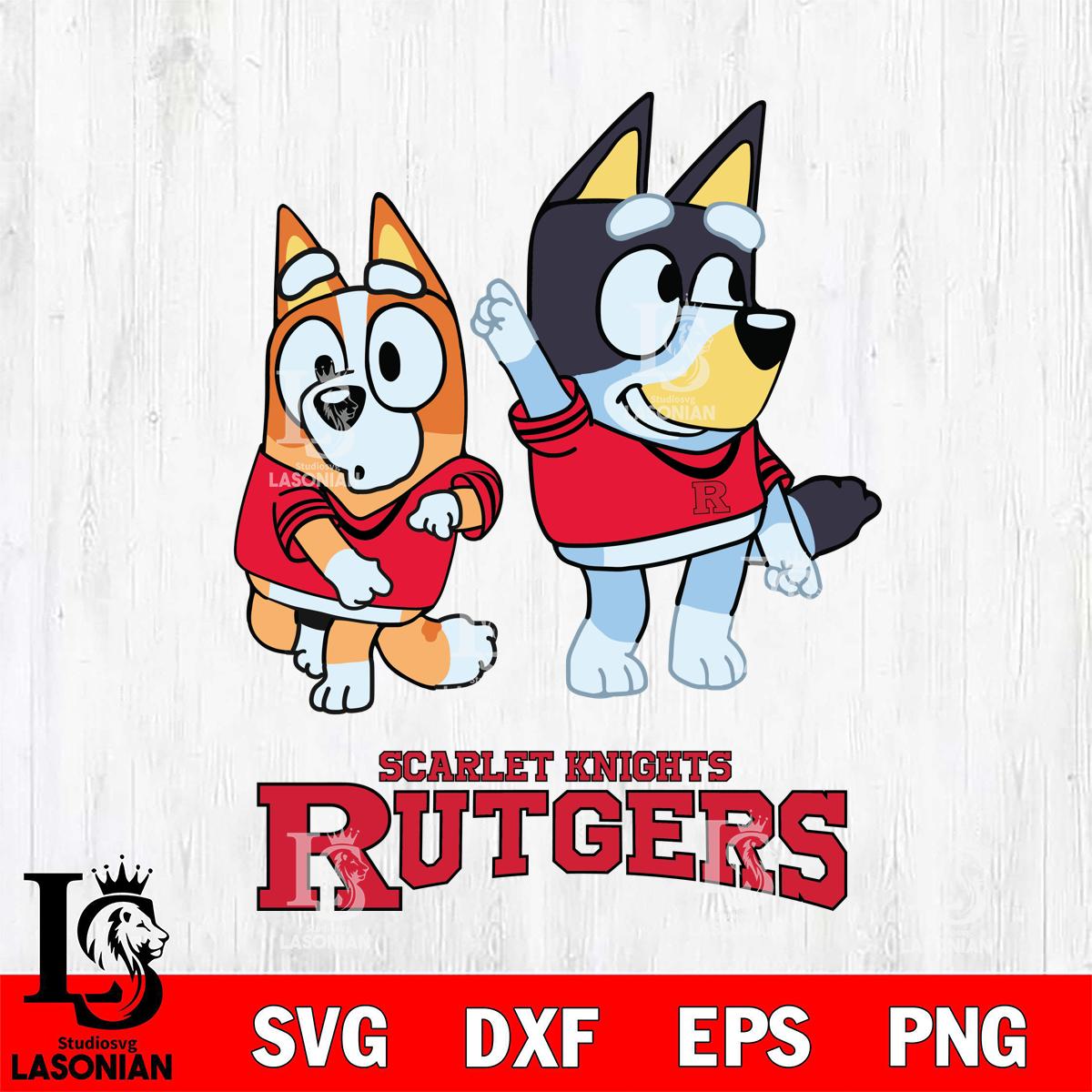 Rutgers Scarlet Knights Bluey Chilli Mode Dance – lasoniansvg