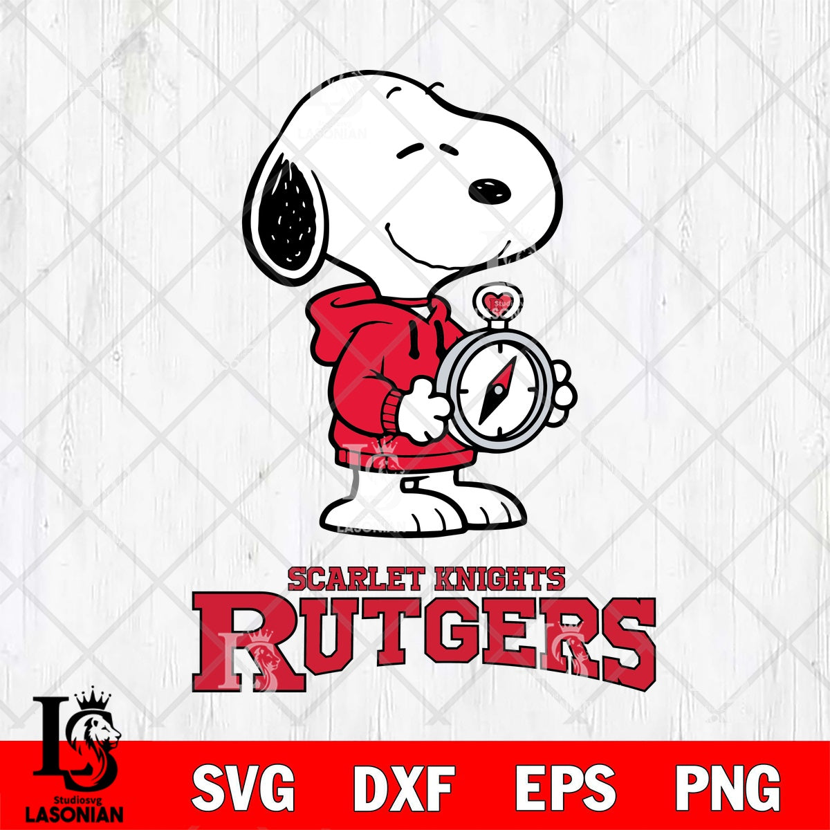 Rutgers Scarlet Knights Snoopy Holding Compass File cut , Criucut ...