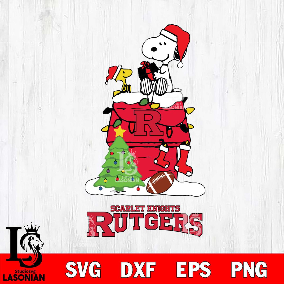 Rutgers Scarlet Knights Snoopy Sport 11 – lasoniansvg
