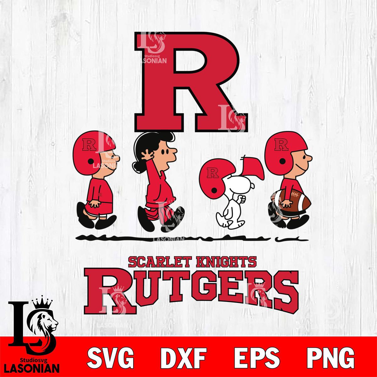 Rutgers Scarlet Knights Snoopy Sport 12 – lasoniansvg