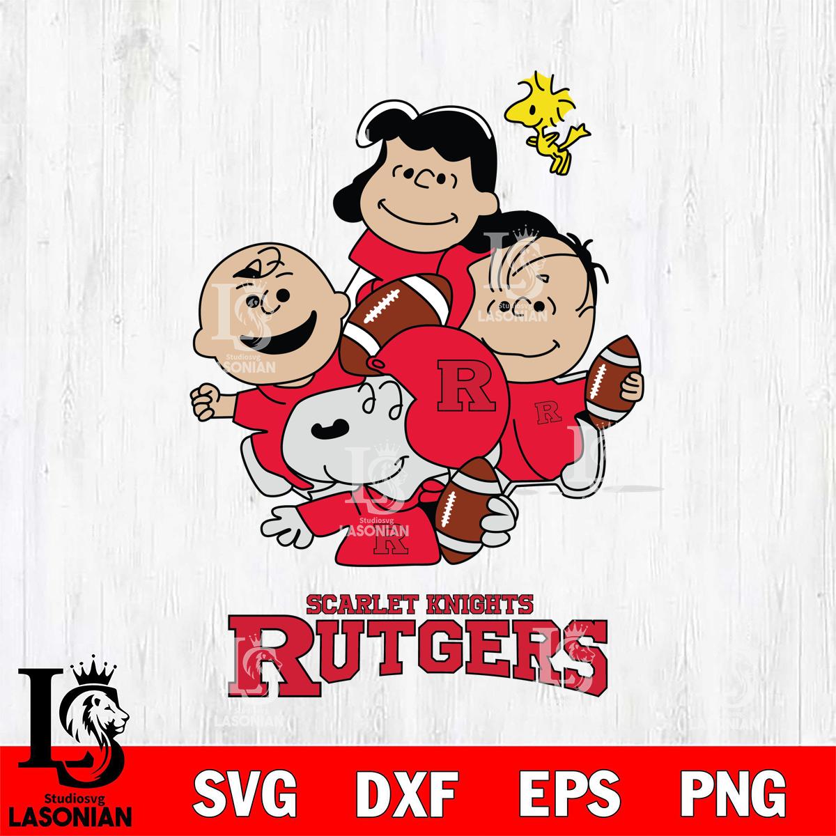 Rutgers Scarlet Knights Snoopy Sport 4 – lasoniansvg